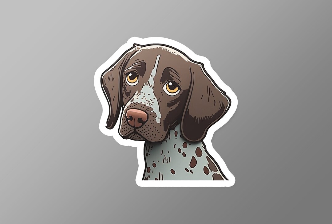 GSP Sticker, German Shorthaired Pointer, Stickers for Tumbler, Vinyl ...