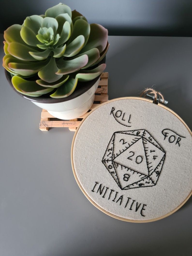 D&D Wall Art PDF Embroidery Pattern, Dungeons and Dragons Embroidery ...