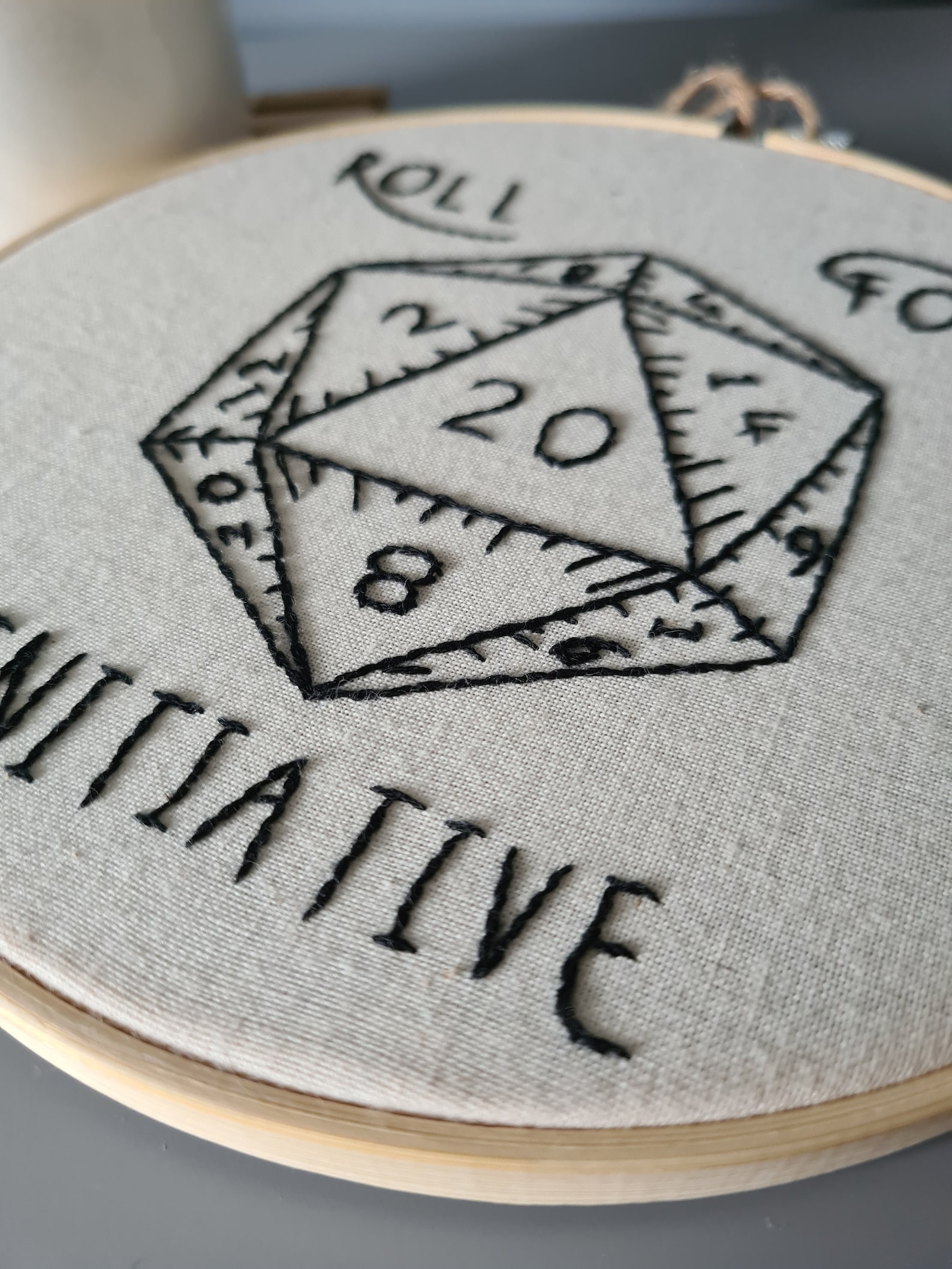 D&D Wall Art PDF Embroidery Pattern, Dungeons and Dragons Embroidery ...
