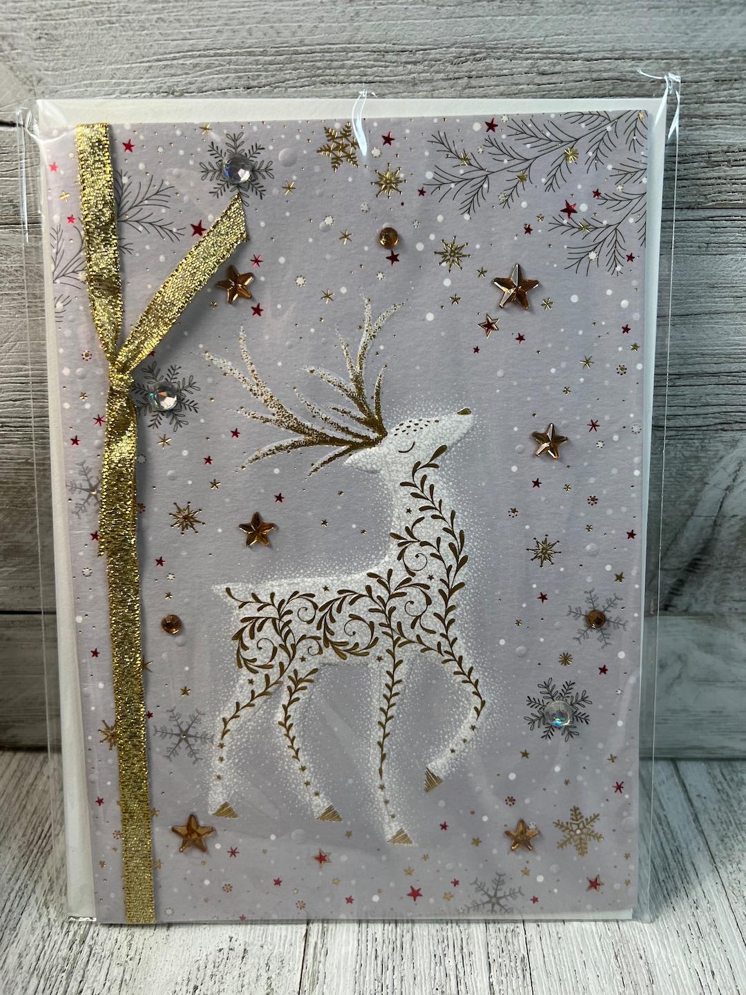 Papyrus Reindeer Dancing in the Snow Papyrus Holiday Card (one) New for ...
