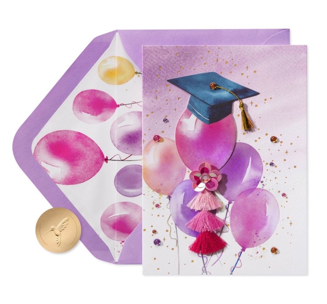 Graduation - Card for Her - Papyrus Greeting Card (ONE) New - Etsy