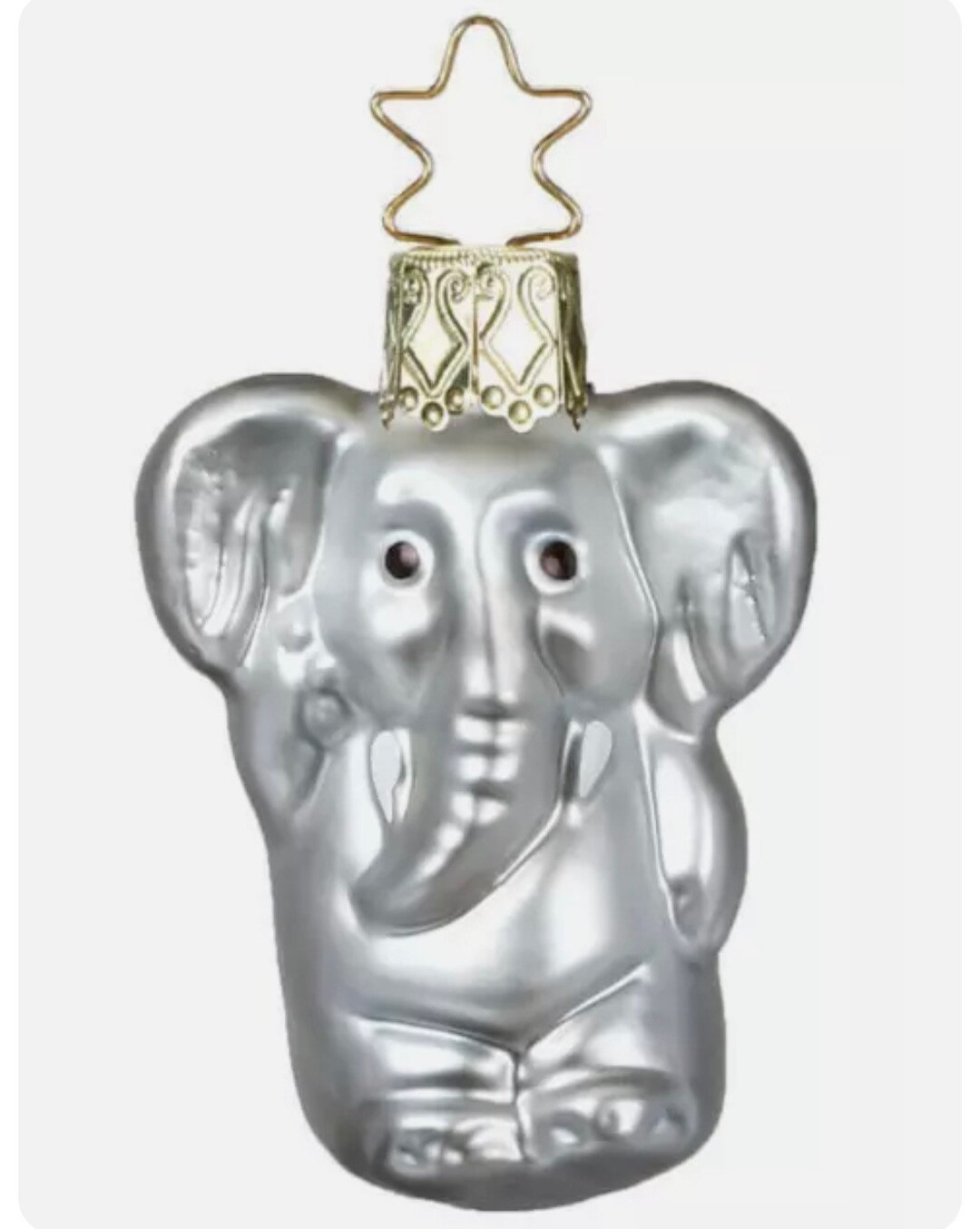 Inge-glas Gentle Elephant Miniature German Glass Petite - Etsy