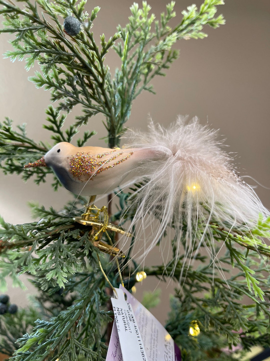 Inge-glas Flynn Bird Clip-on Ornament - Etsy