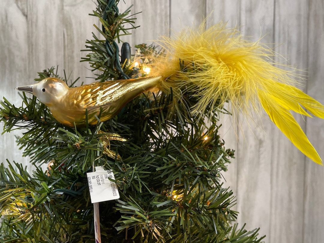 Inge-glas Golden Bird by Inge-glas of Germany - Etsy