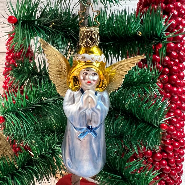 Dresden Angel Ornament - Etsy