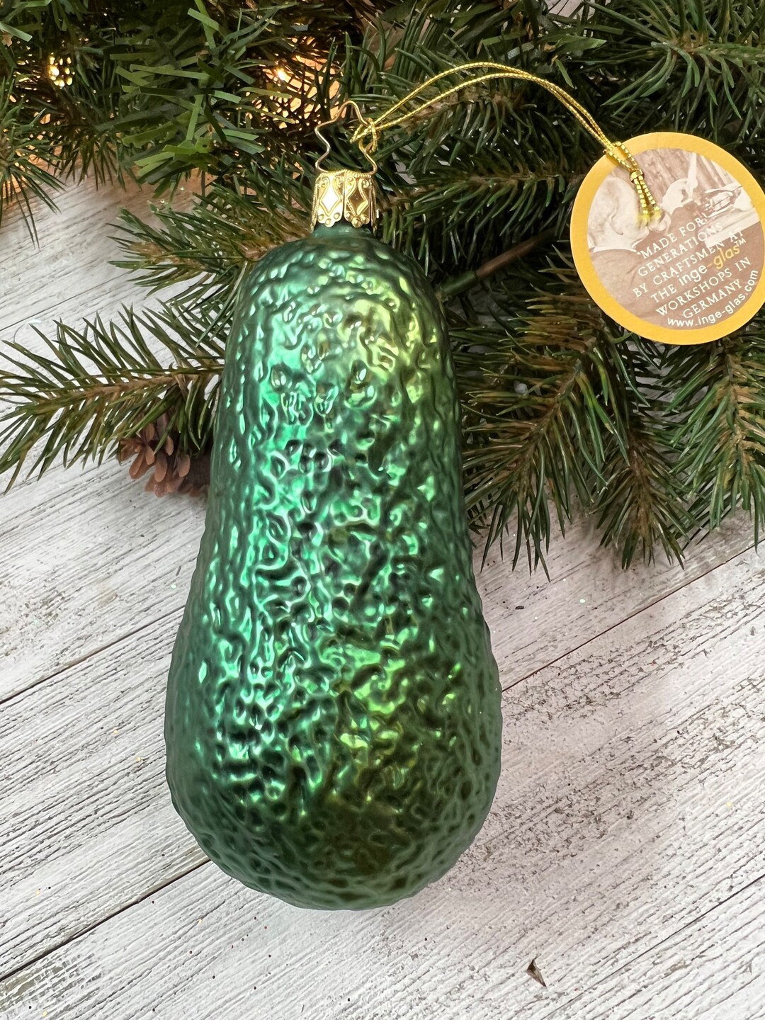 Inge-glas Avocado German Glass - Etsy