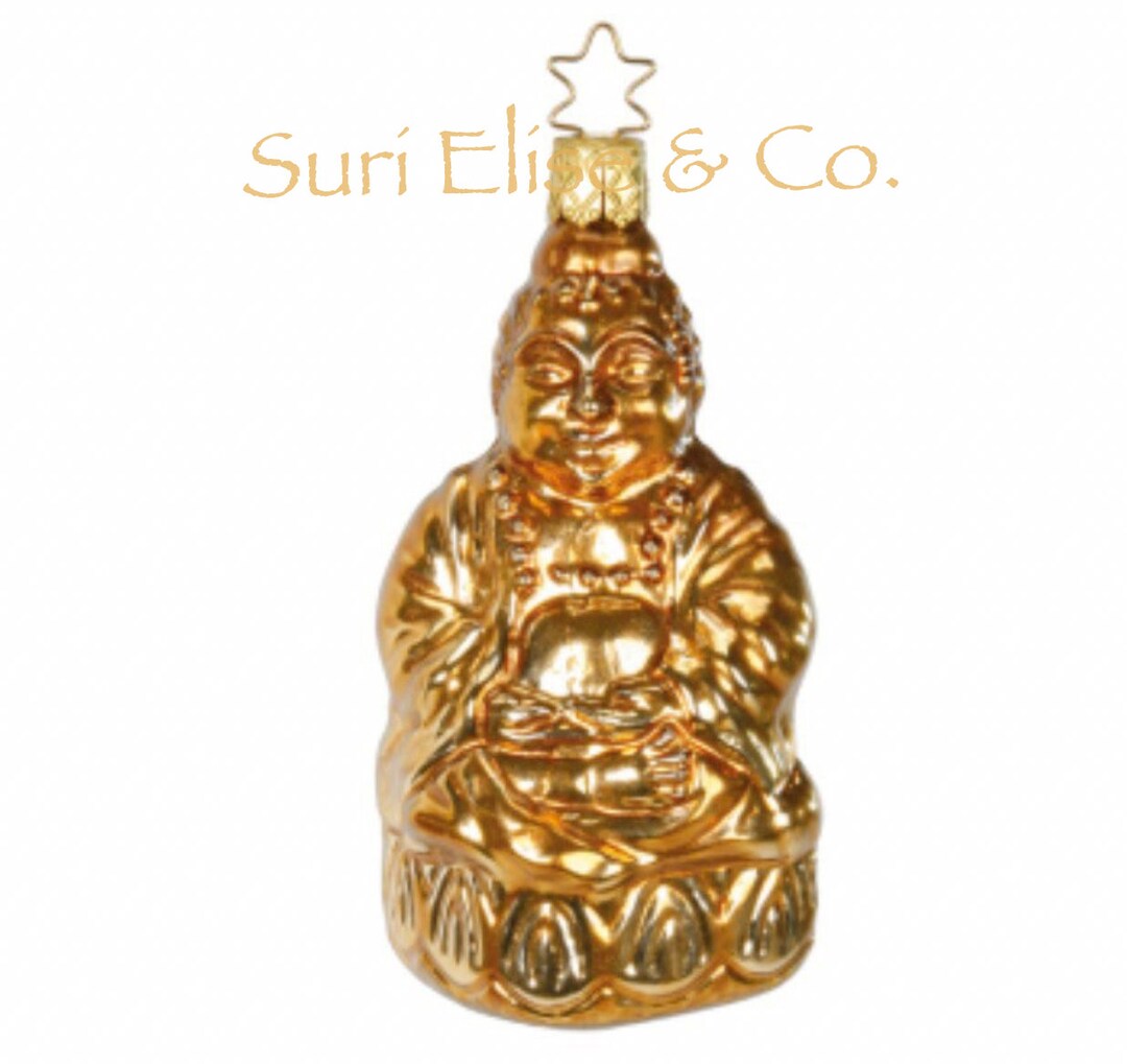 Inge-glas Buddha Glass German Ornament - Etsy