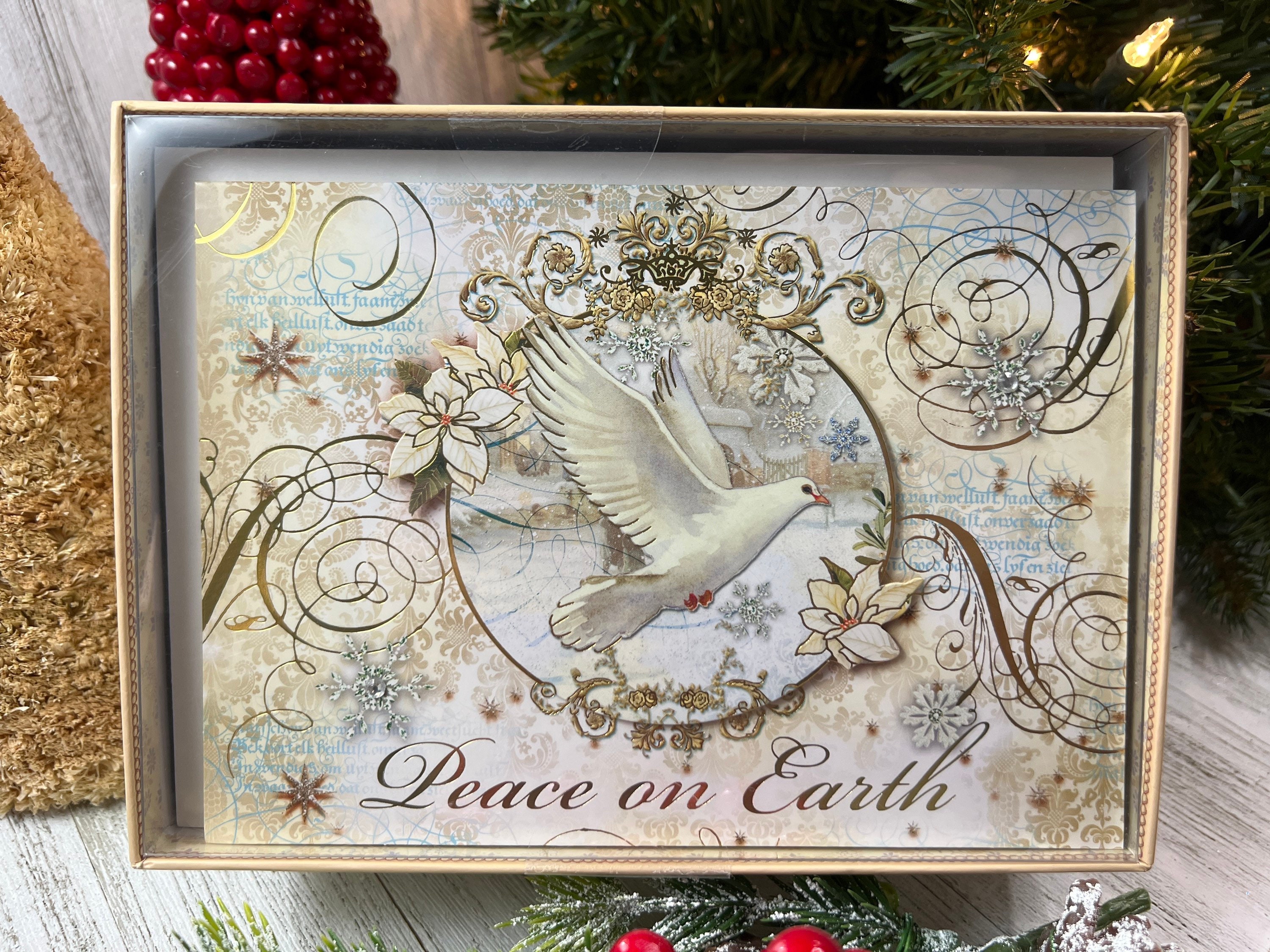 Peace On Earth Dove Christmas