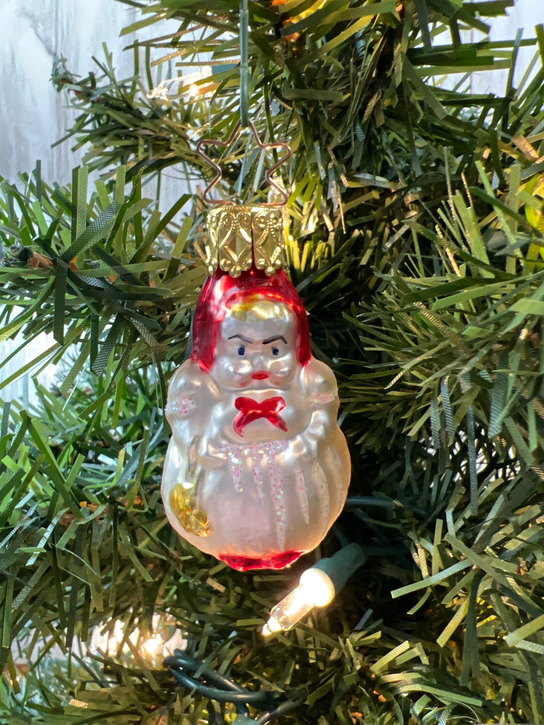 Inge-glas Mini Mrs. Claus Fabulous Condition - Etsy