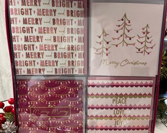 Punch Studio Christmas Cards - Etsy