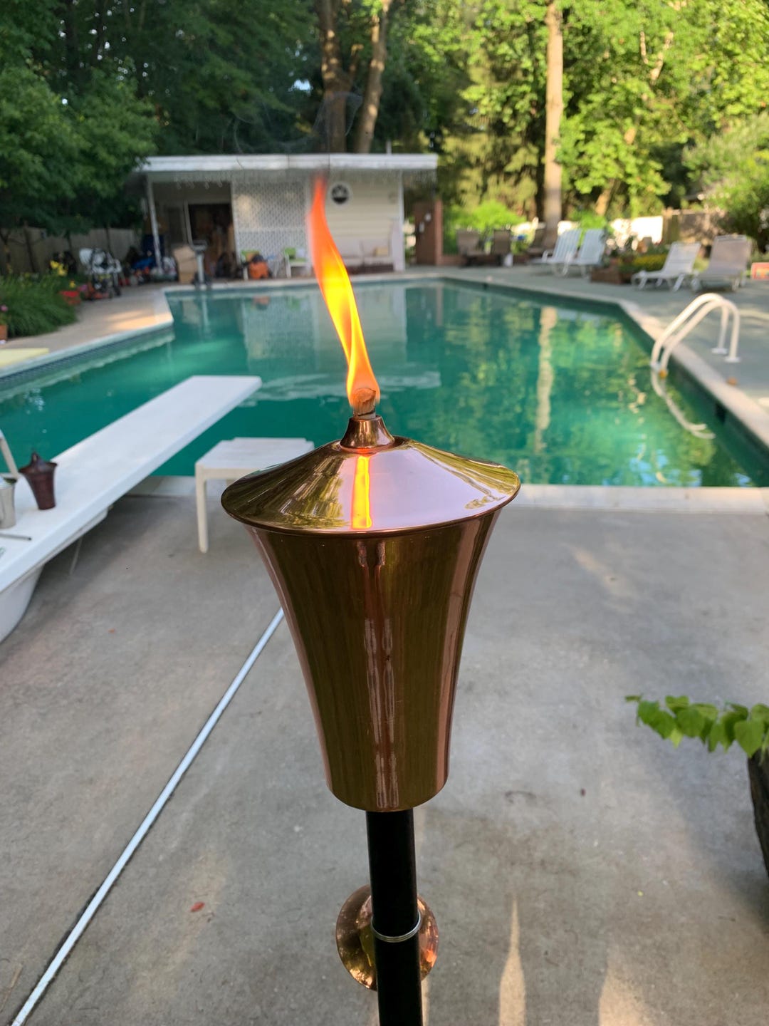 Aristo Princeton Copper Garden Torch - Etsy