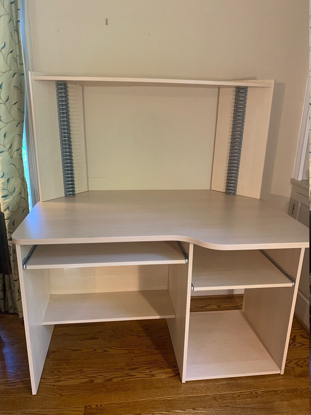 Computer Desk With Hutch and Keyboard - Etsy