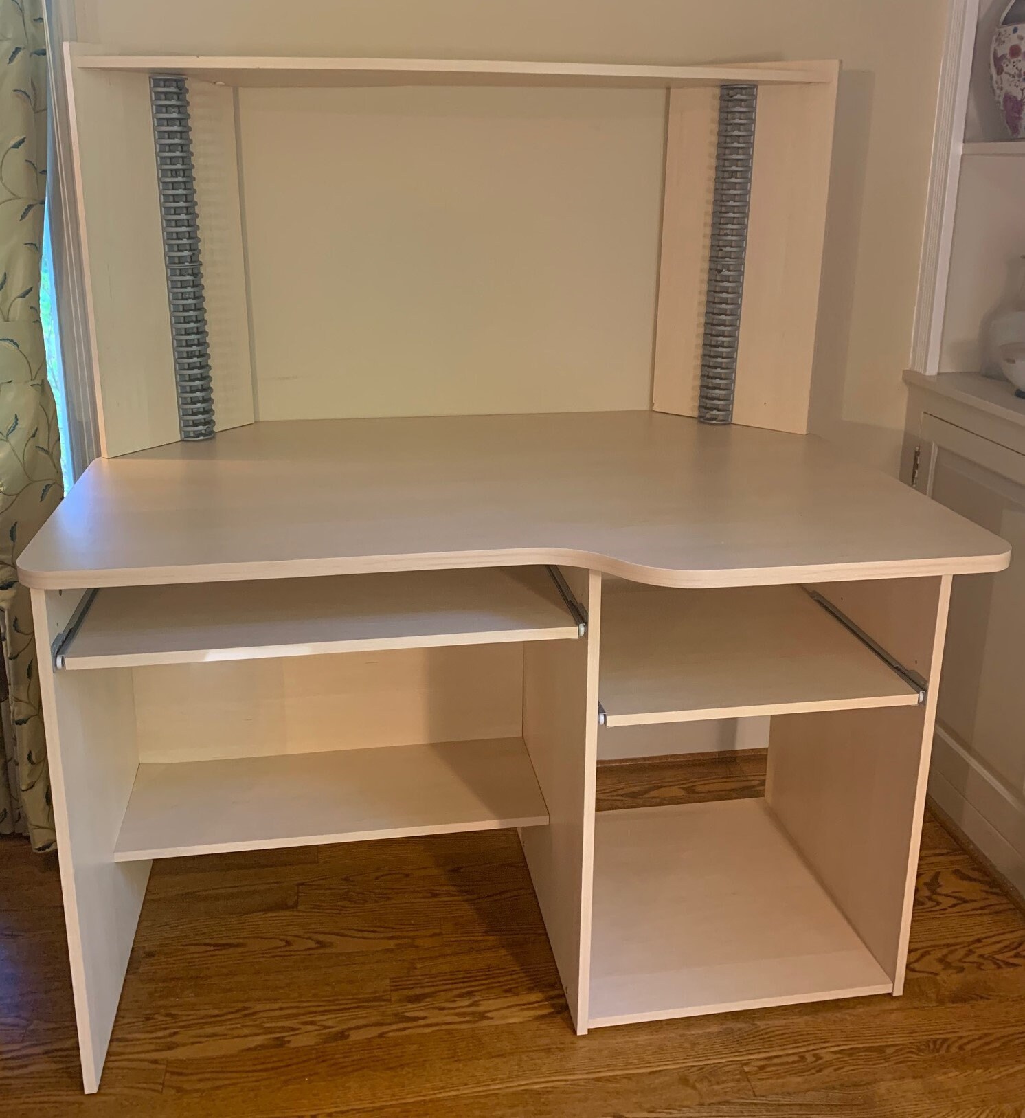 Computer Desk With Hutch and Keyboard - Etsy