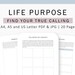 Life Purpose Journal Self Discovery Printable Journal - Etsy