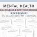 Mental Health Kit Bullet Journal Digital Planner Printable - Etsy