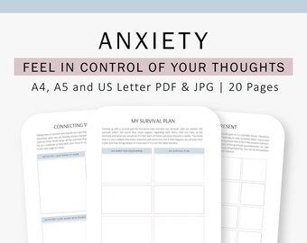 Mental Health Kit Bullet Journal Digital Planner Printable | Etsy