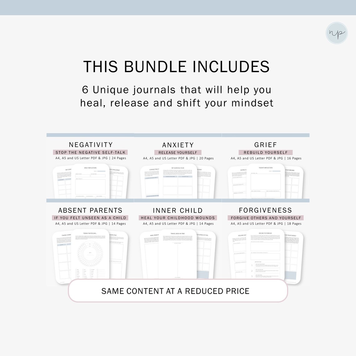 Mental Health Kit Bullet Journal Digital Planner Printable - Etsy