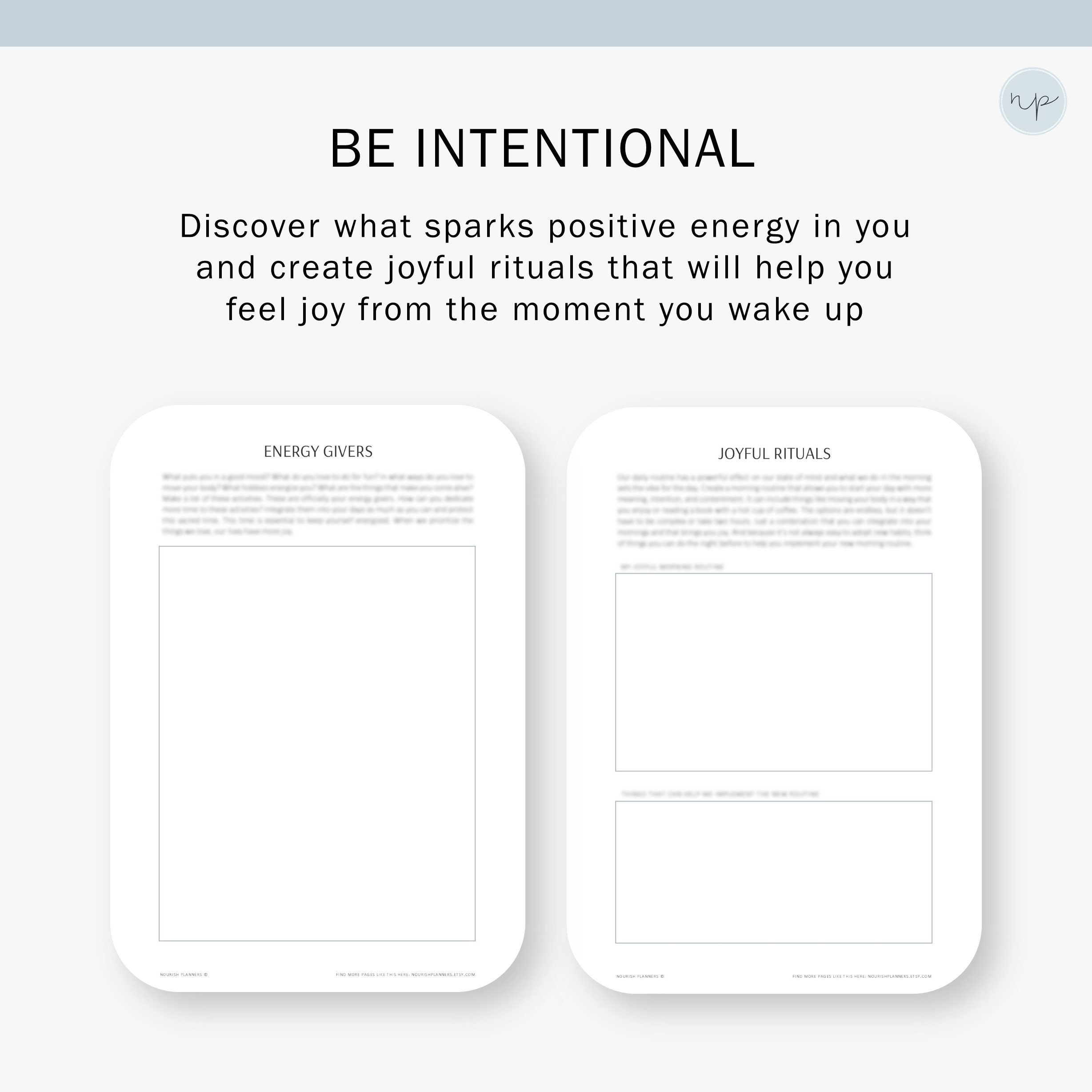 Joy Journal, Happiness Planner, Wellness Goals, Positive Mindset, Self ...