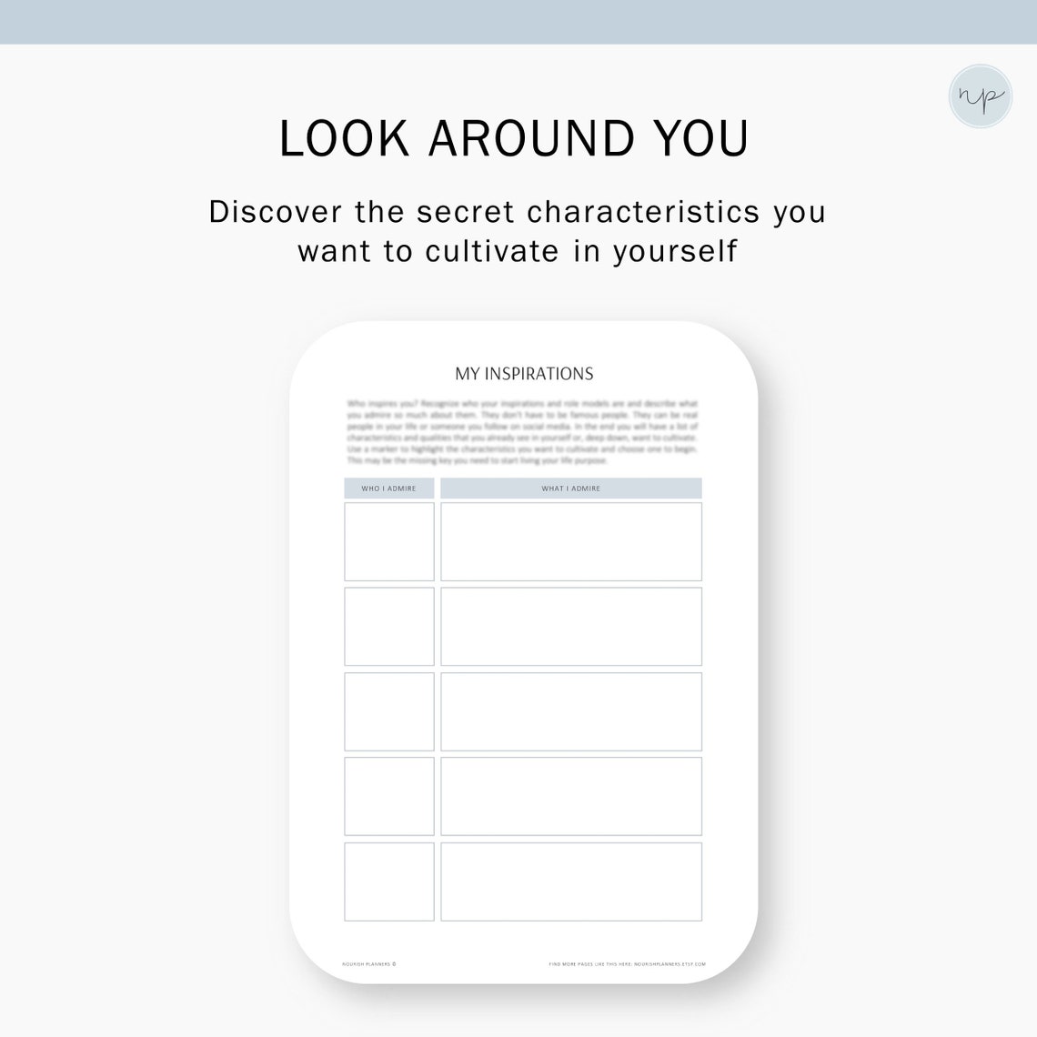Life Purpose Journal Self Discovery Printable Journal | Etsy