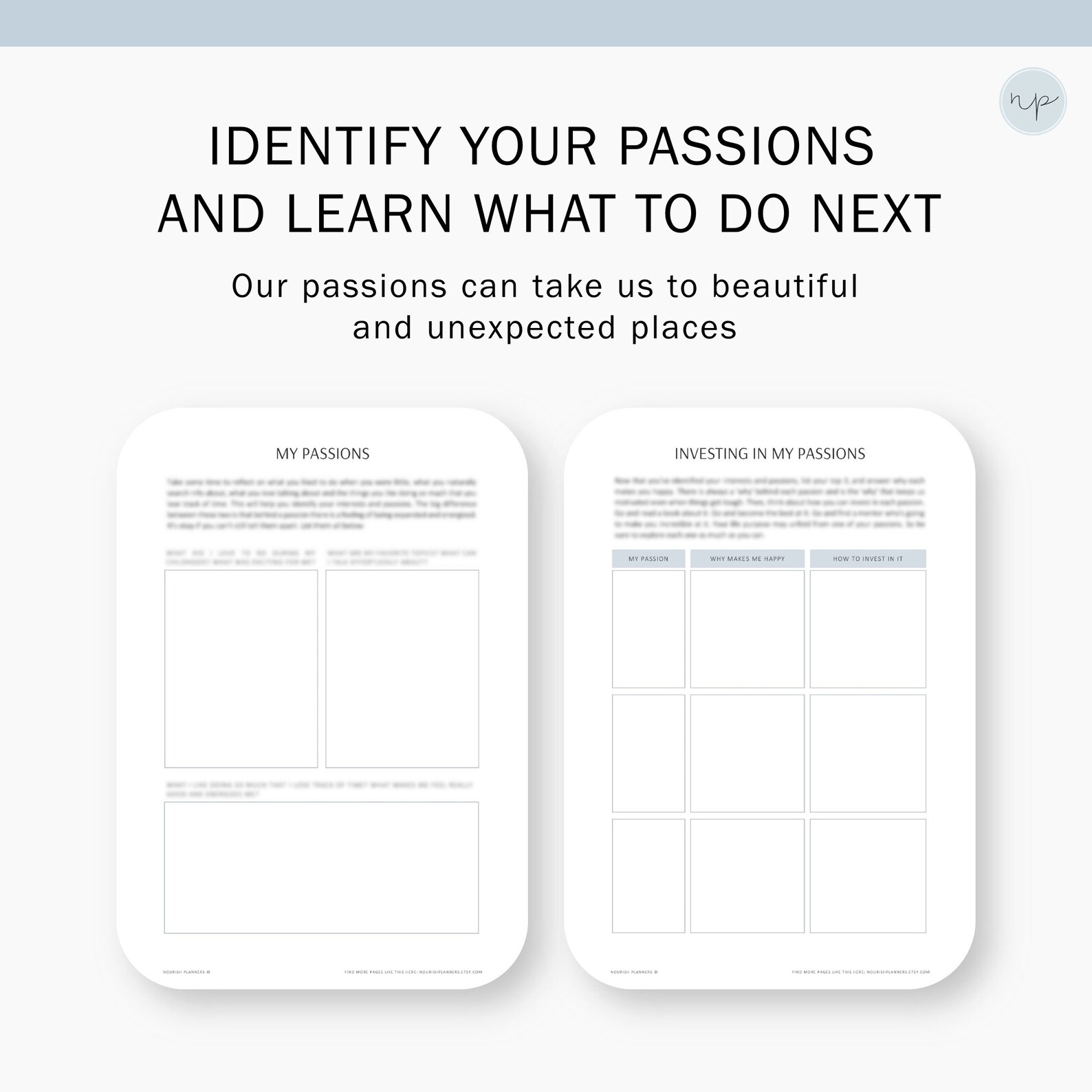Life Purpose Journal, Self Discovery, Printable Journal, Digital ...