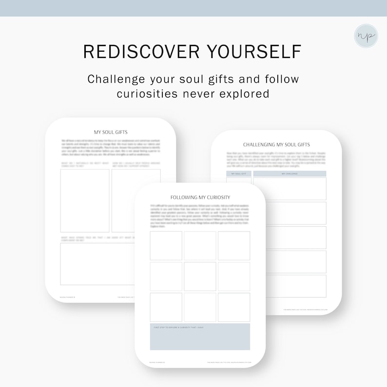 Life Purpose Journal Self Discovery Printable Journal | Etsy