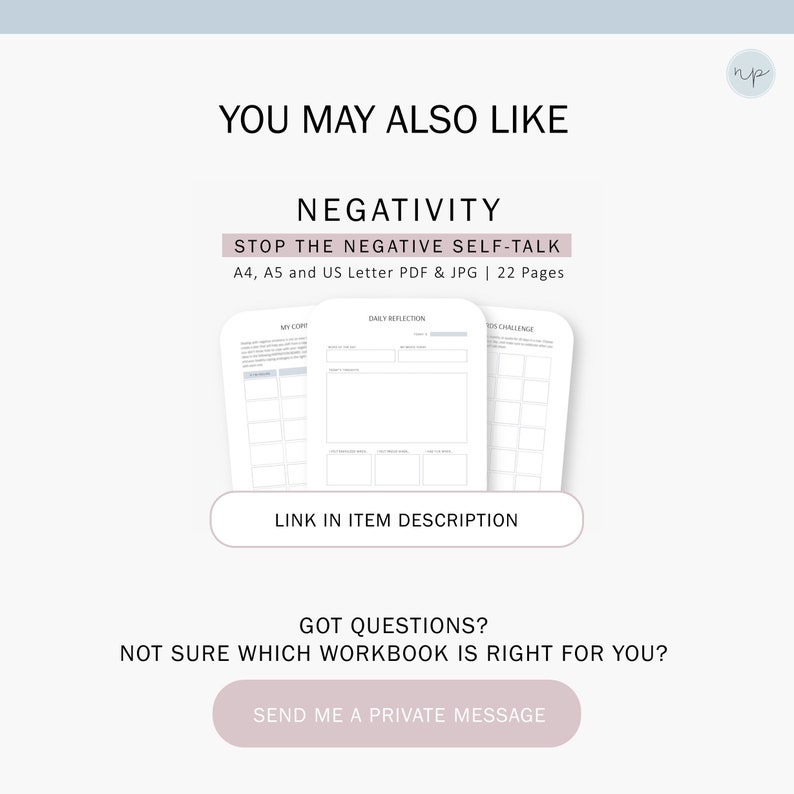Self Doubt Bullet Journal Digital Planner Mental Health - Etsy