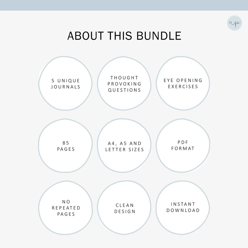 Wellness Kit Bullet Journal Digital Planner Printable - Etsy