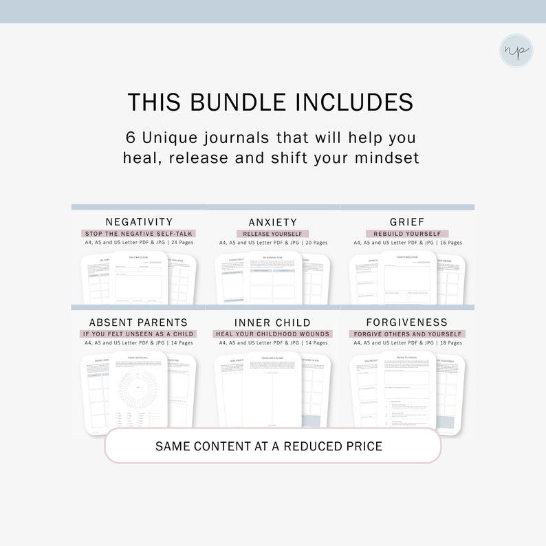 Mental Health Kit Bullet Journal Digital Planner Printable - Etsy