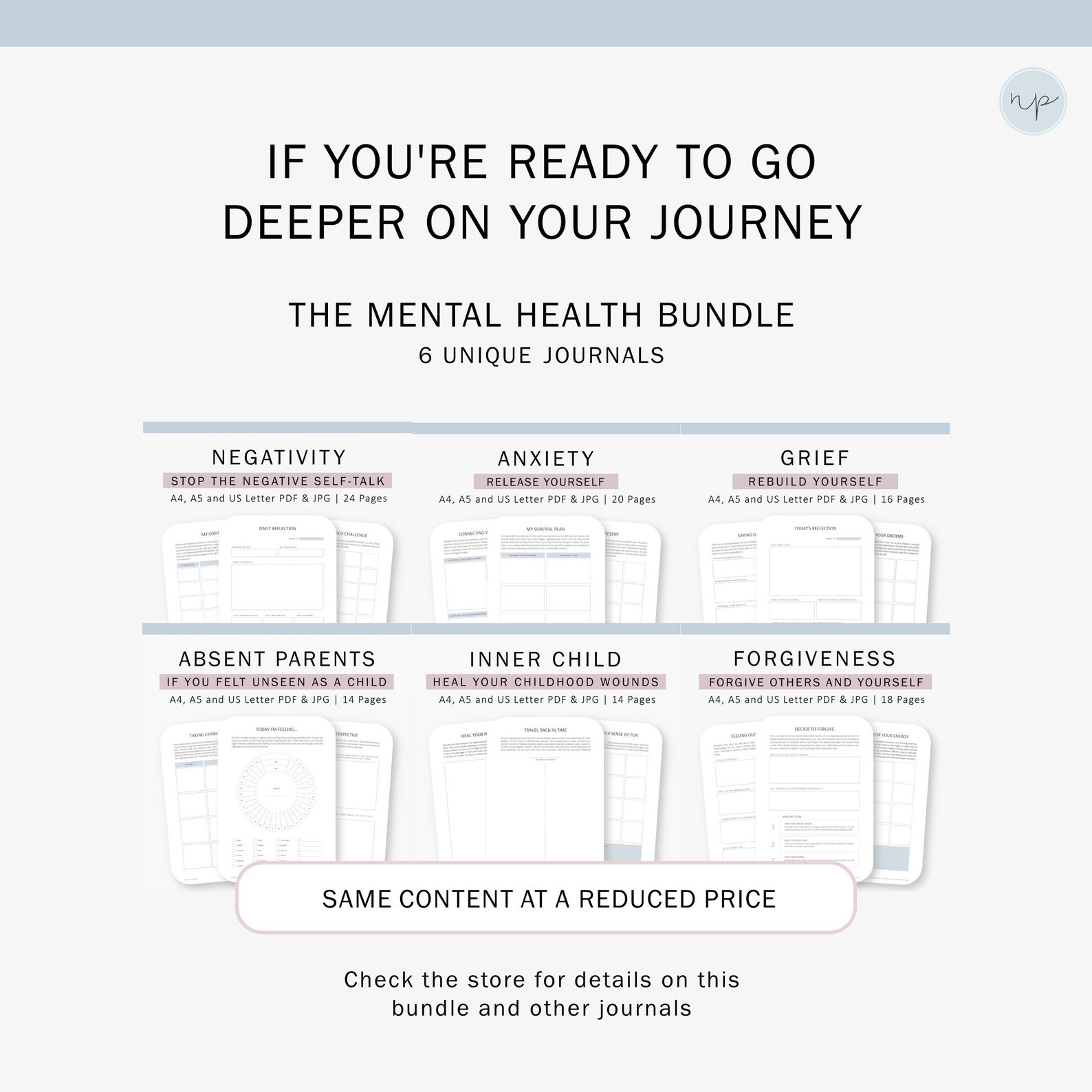 Grief Therapy, Grieve Bullet Journal, Mental Health, Digital Planner ...