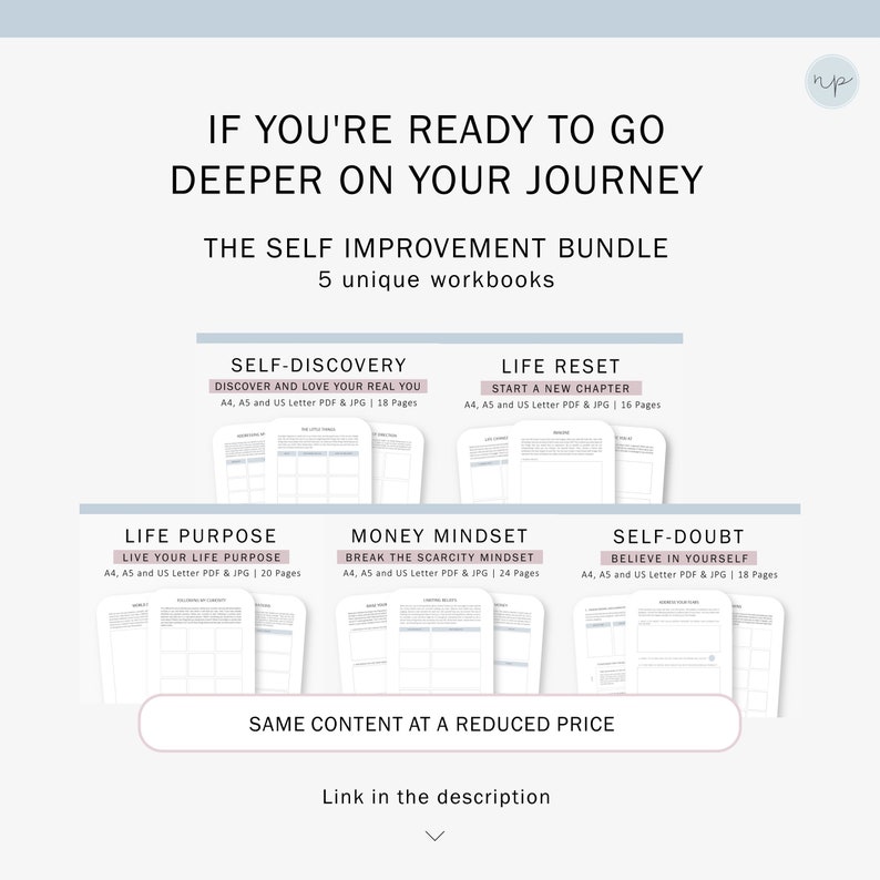 Life Purpose Journal Self Discovery Printable Journal - Etsy