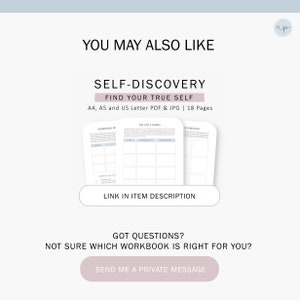 Life Purpose Journal Self Discovery Printable Journal | Etsy