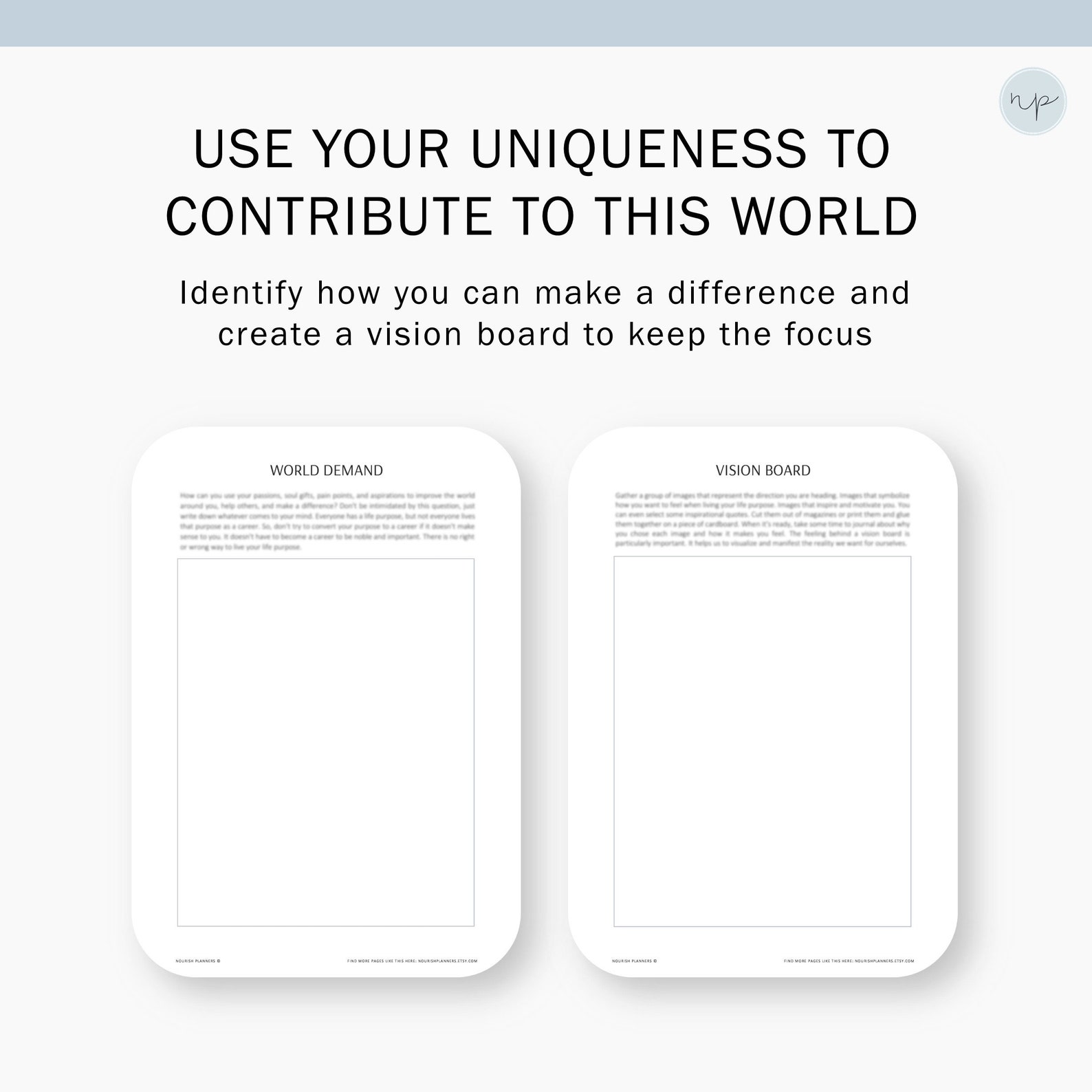 Life Purpose Journal Self Discovery Printable Journal | Etsy