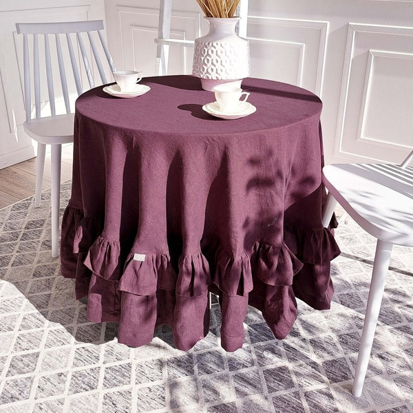 Purple Tablecloth - Etsy