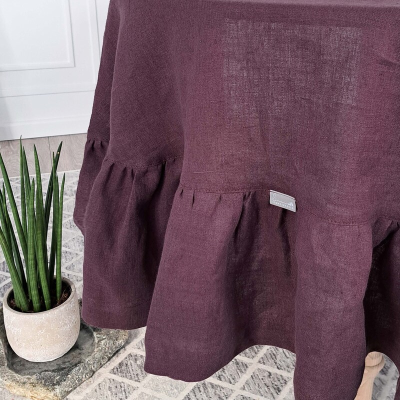 Purple Tablecloth - Etsy