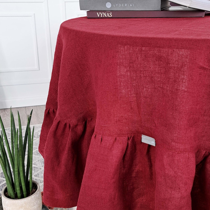 Linen Tablecloth - Etsy
