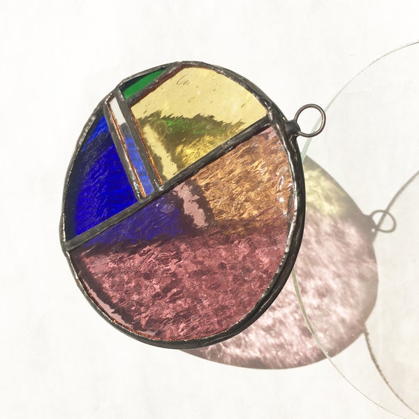 Mondrian Stained Glass - Etsy