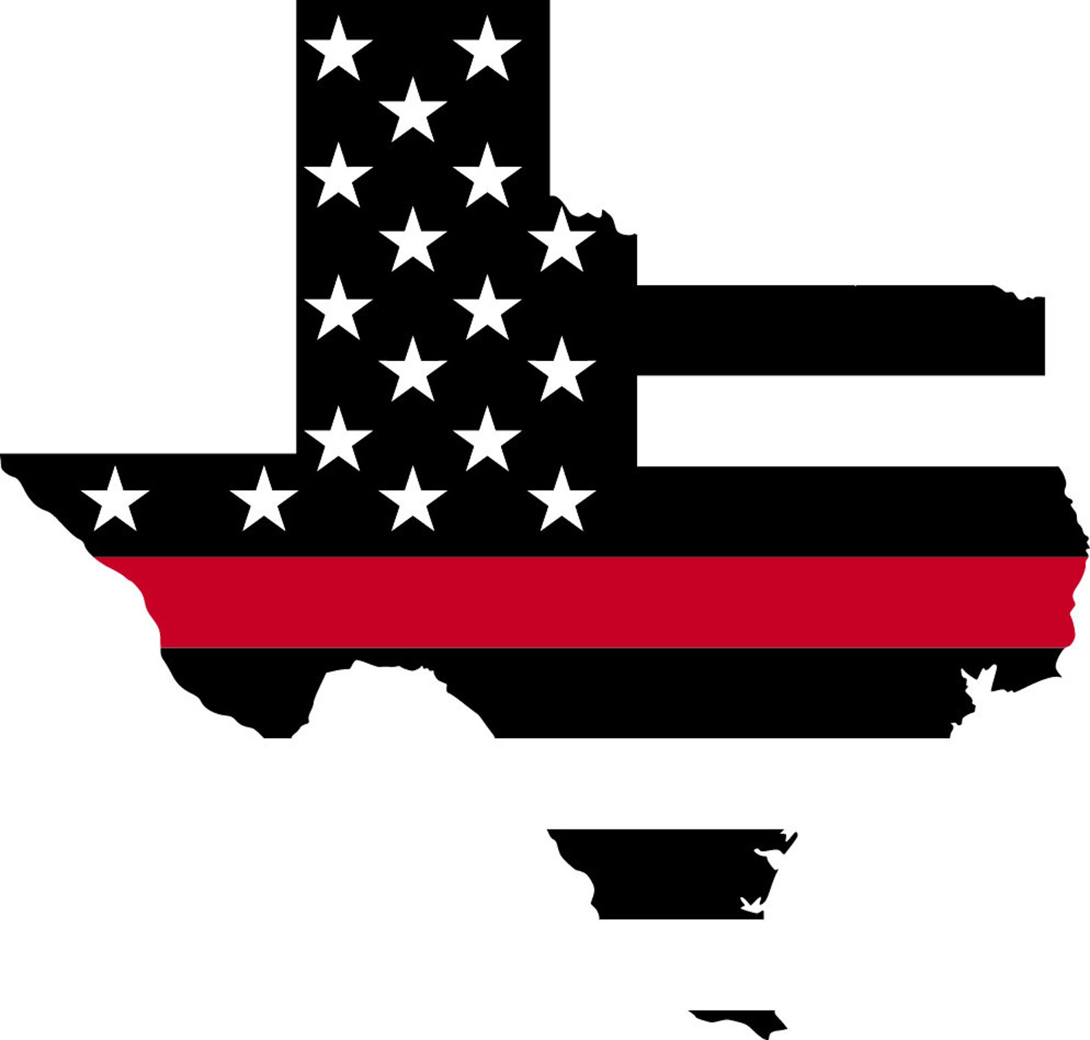Texas Thin Blue and Red Line SVG BUNDLE - Etsy