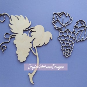 Grape SVG, Grape Branch SVG, Laser Cut Plant, Fruit SVG, Glowforge and ...