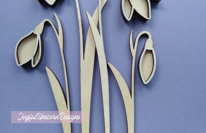 Snowdrops Flower SVG Bundle January Birth Month Flower SVG - Etsy