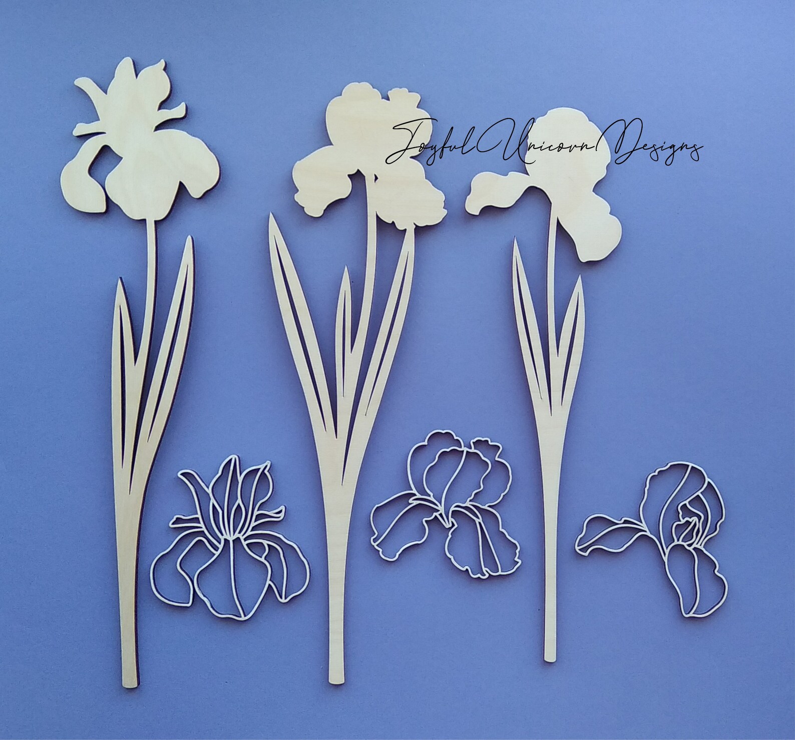 Iris SVG Iris Flower SVG February Birth Month Flower SVG - Etsy