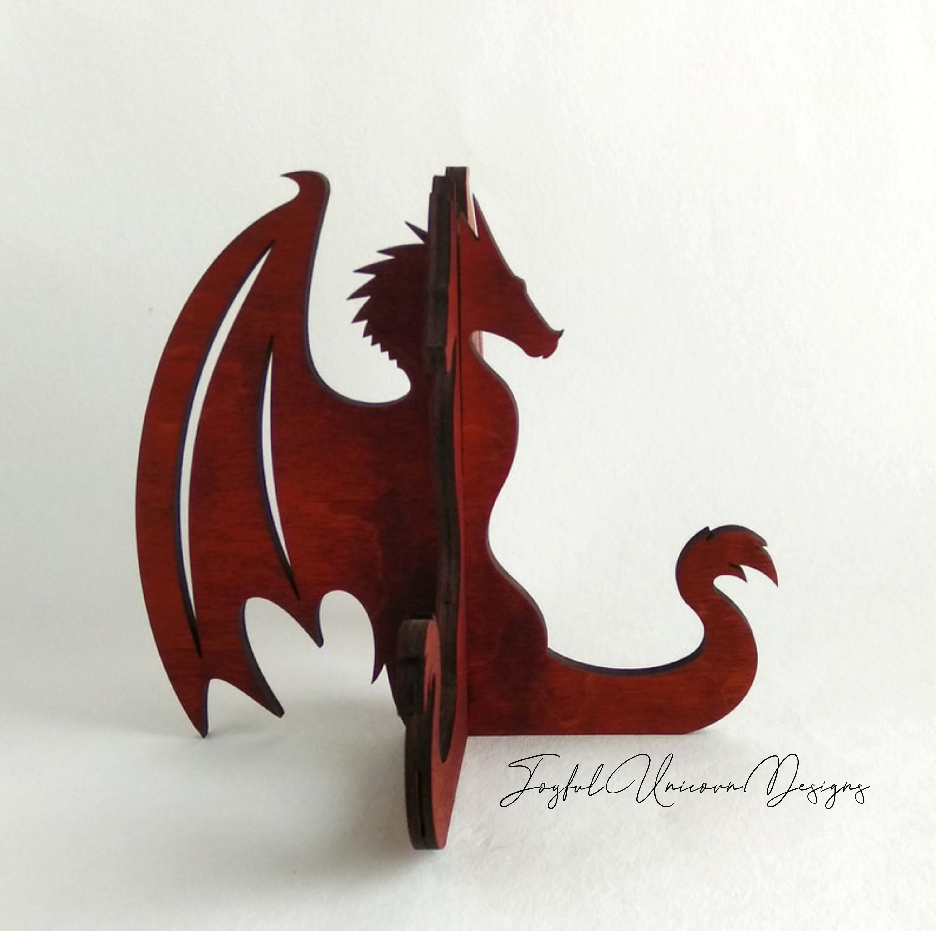 Dragon Easel Stand SVG Glowforge Ready File Laser Cut Easel - Etsy UK