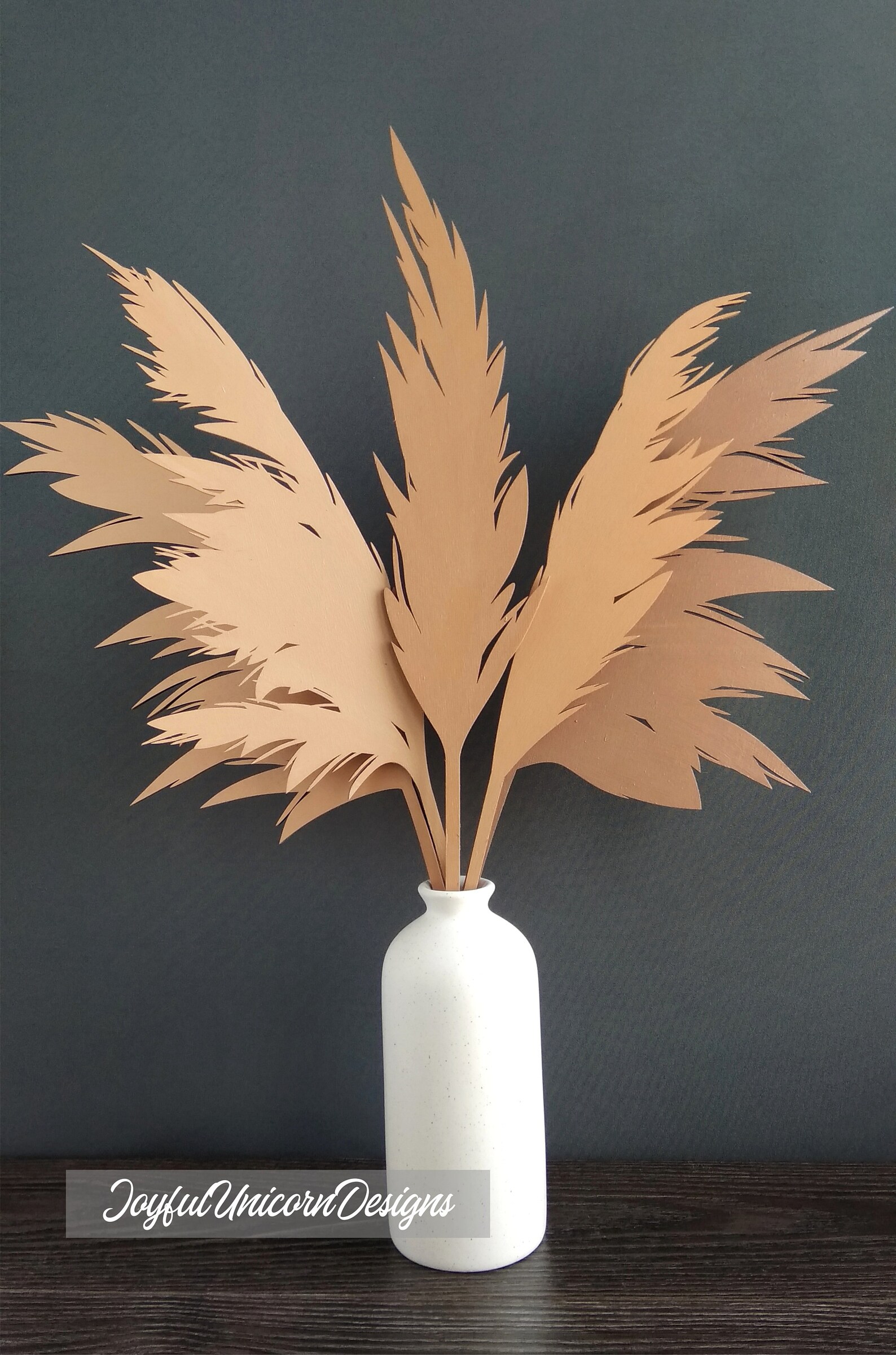 Pampas Grass SVG, Laser Cut File for Cricut and Glowforge, Dry Flower ...