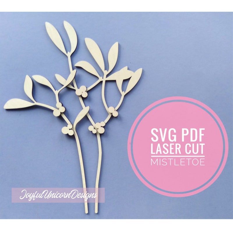 Mistletoe Svg - Etsy