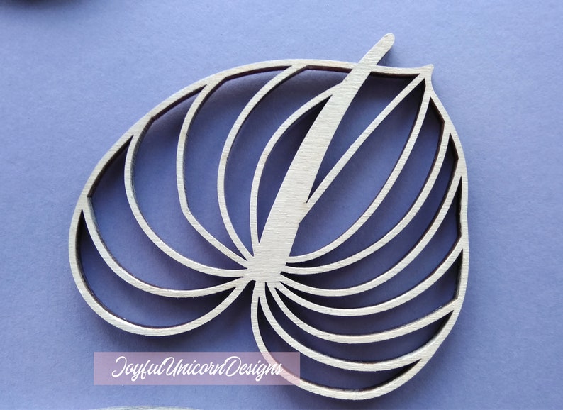 Anthurium Flower SVG Hawaiian Flower SVG Laser Cut Flower - Etsy