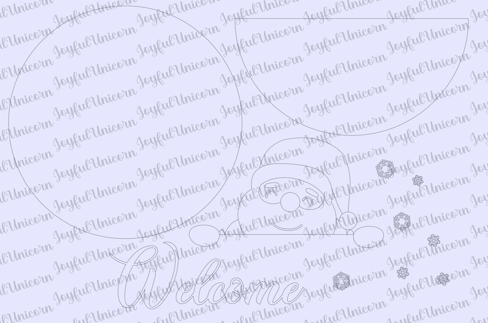 Santa Claus Welcome Sign SVG Santa Claus Door Hanger SVG - Etsy