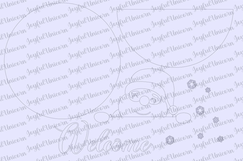 Santa Claus Welcome Sign SVG Santa Claus Door Hanger SVG - Etsy