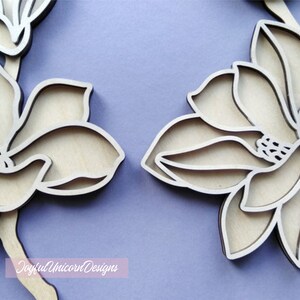 Magnolia Flower SVG, Magnolia Branch SVG, Magnolia SVG Bundle, Laser ...