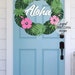 Aloha Welcome Sign SVG Tropical Flower Wreath SVG Hawaiian - Etsy