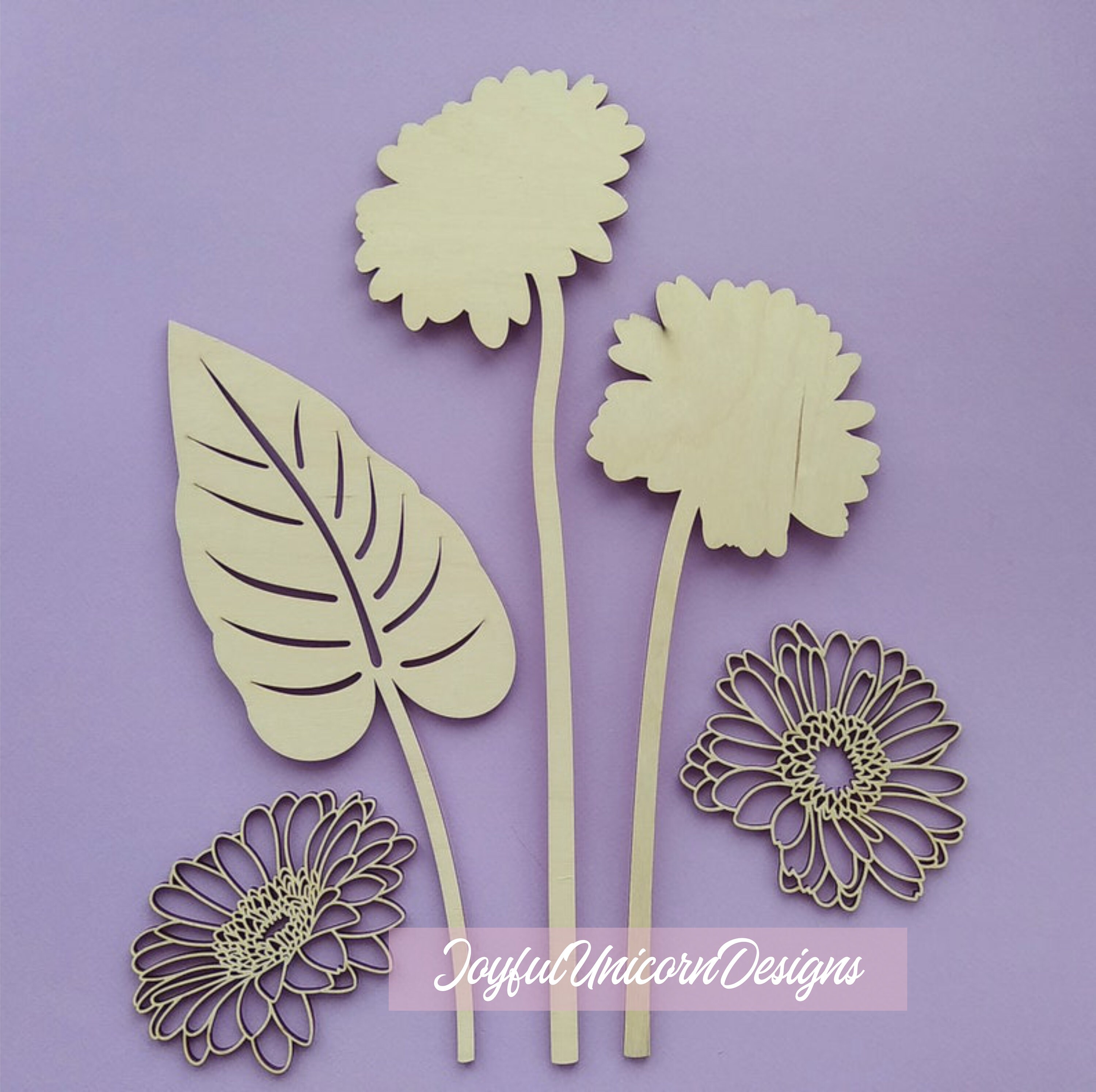 Gerbera Daisy SVG Gerbera Flower SVG Laser Cut Flowers SVG - Etsy Australia