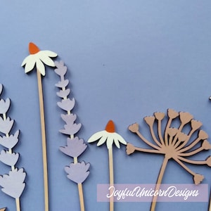 Wildflower SVG, Laser Cut Flowers SVG, Wildflower Bundle SVG ...